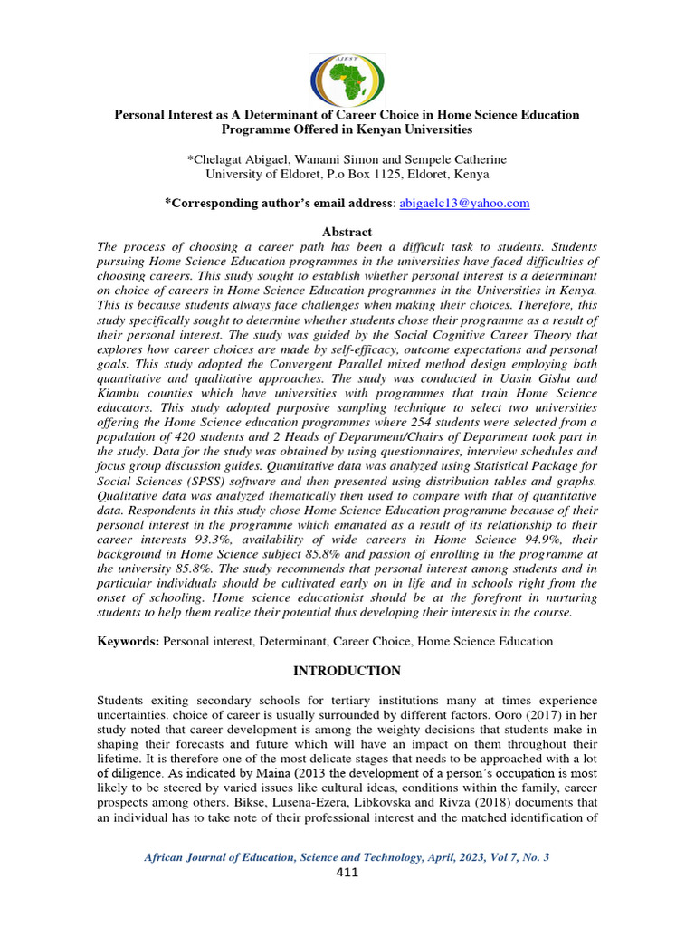 Chelagat Abigael | PDF