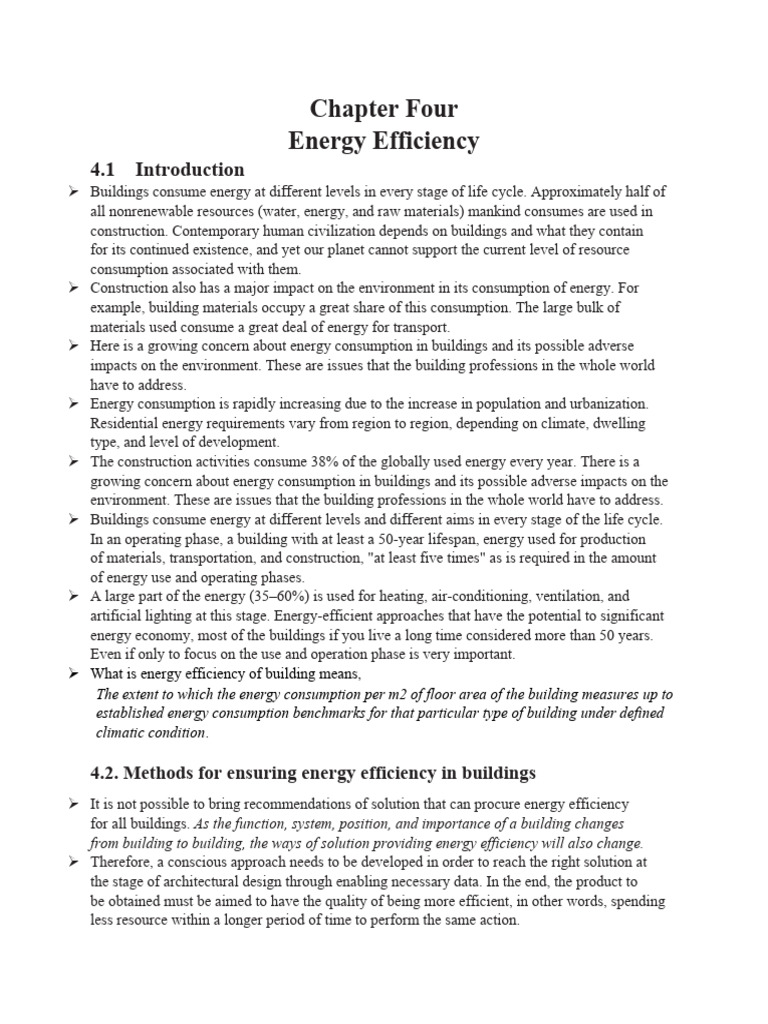 ABT Chapter 4 Four | PDF | Efficient Energy Use | Solar Energy