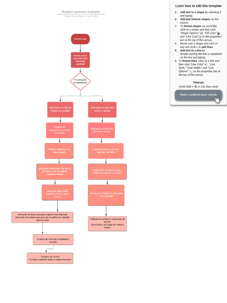 Support Process Example | PDF