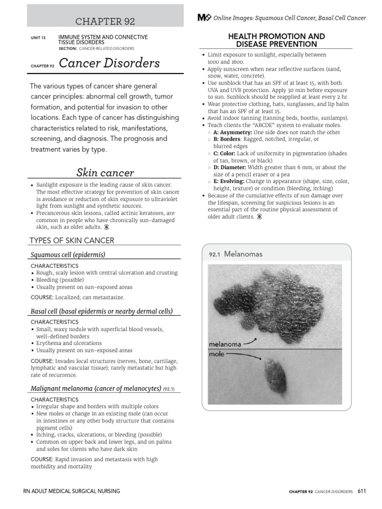 ATI - Skin Cancer | PDF