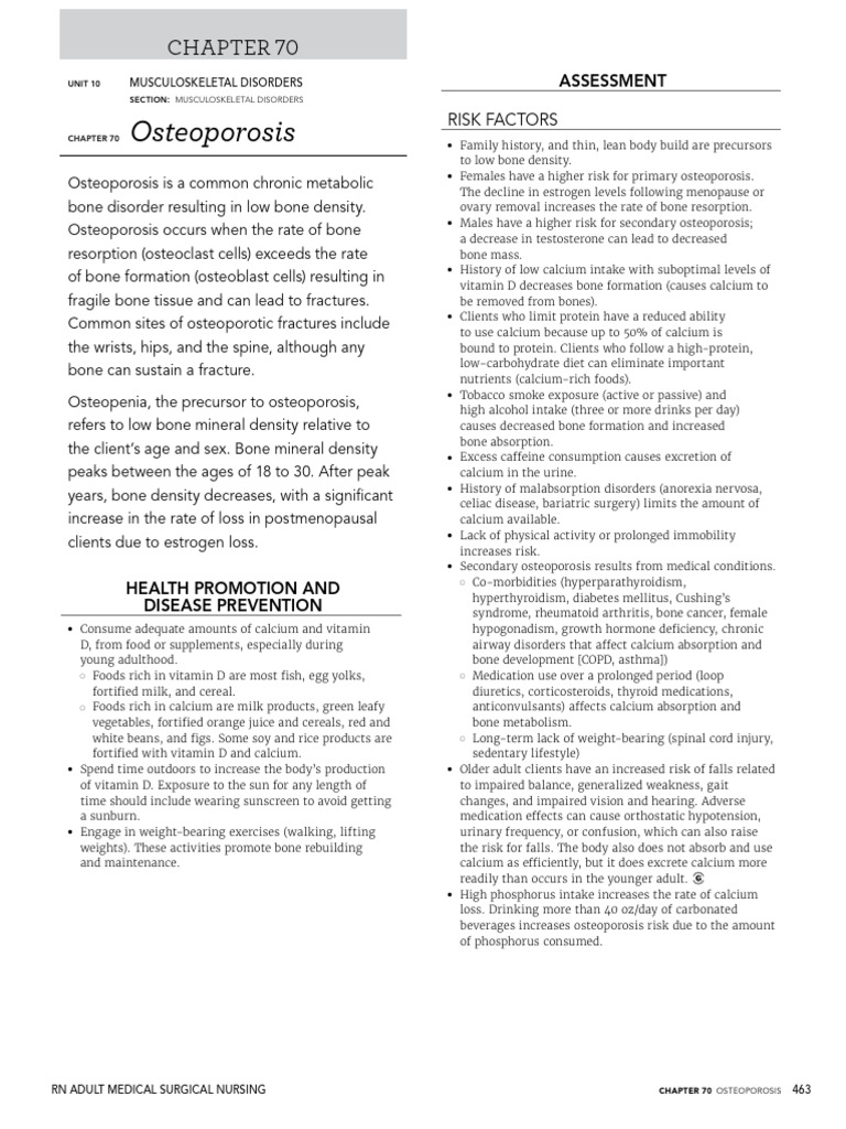 ATI - Osteoporosis | PDF