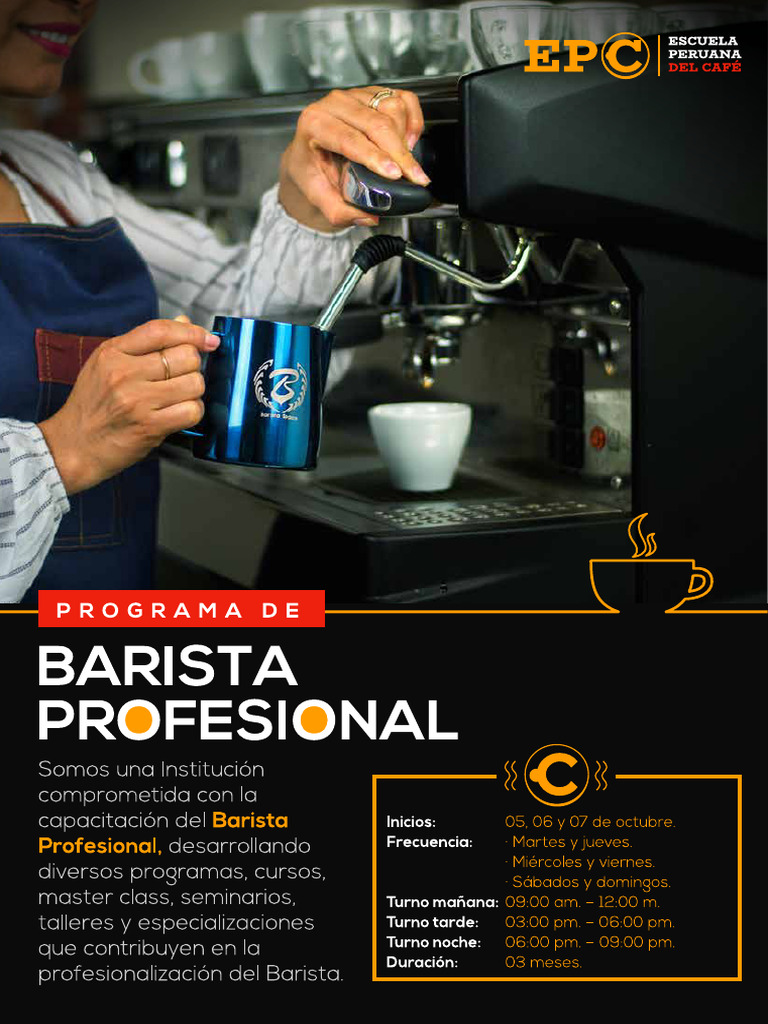 Barista-profesional-OCT-2023 (1) | PDF