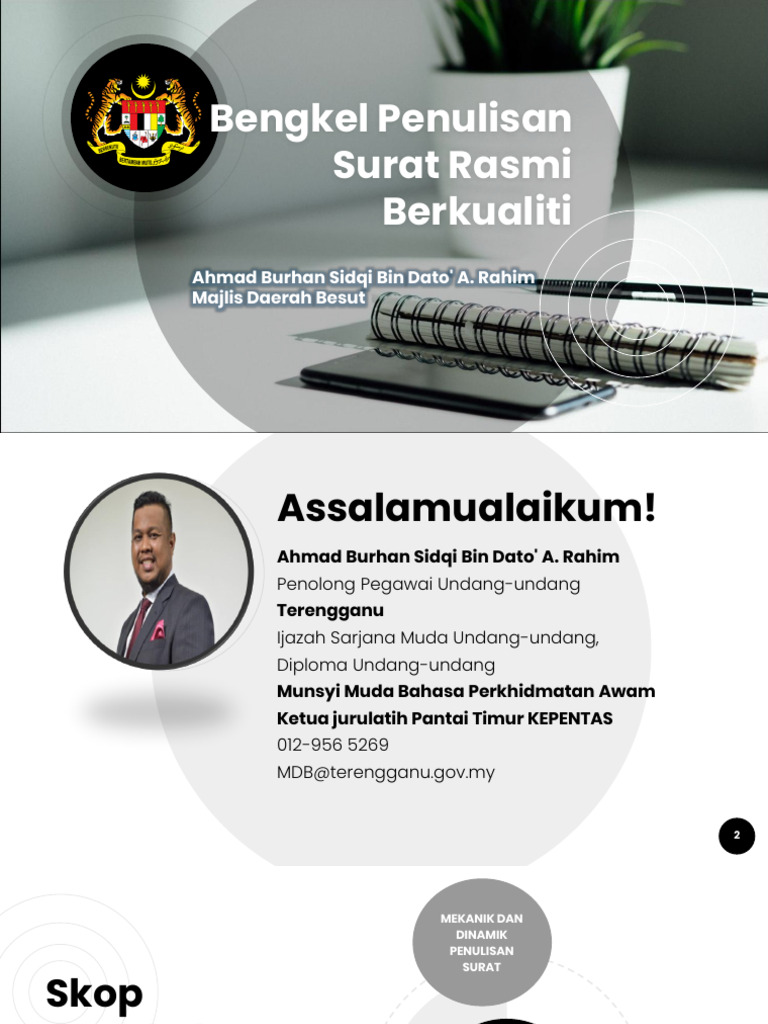 Pengenalan Dan Mekanik Surat Rasmi Kerajaan | PDF