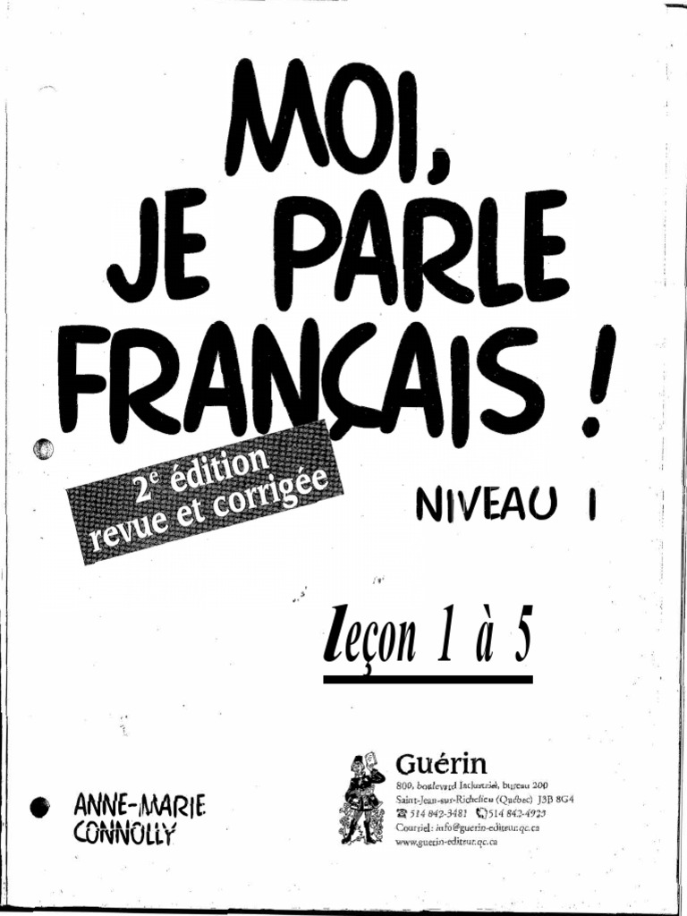 Apprendre le Français Niveau 1 | PDF | Genre grammatical | Nombre ...