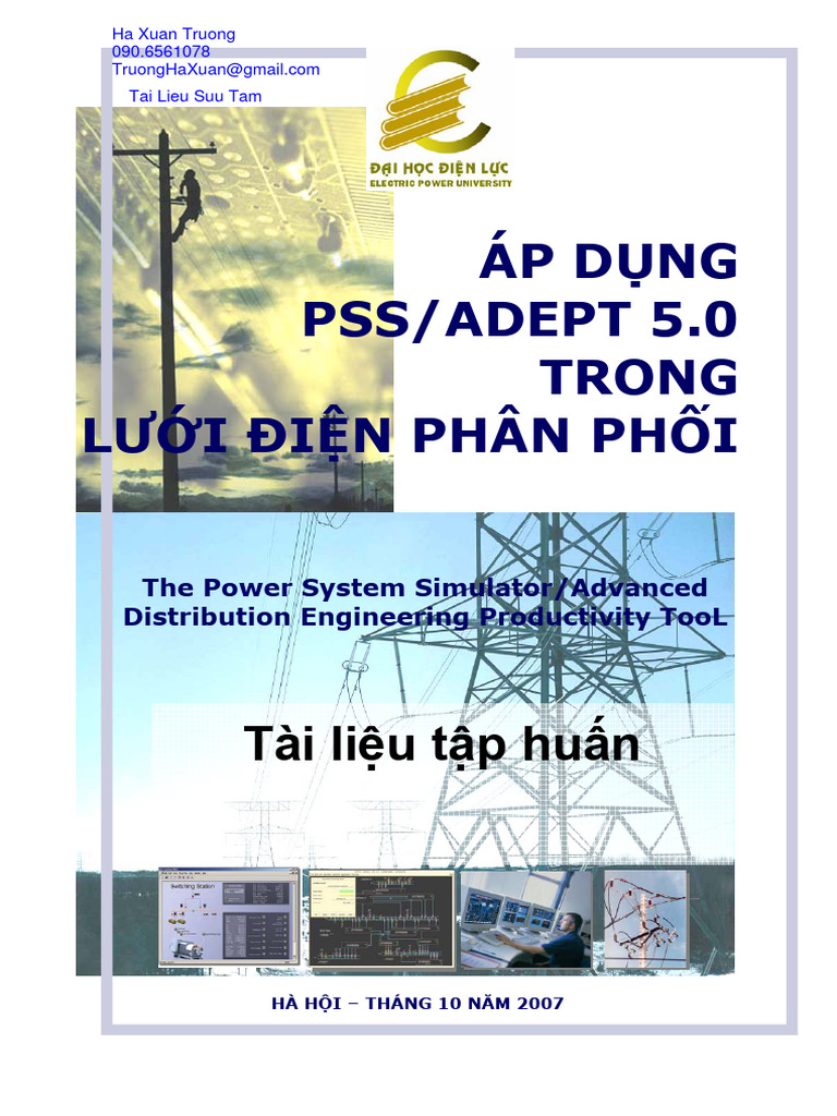 Áp Dụng Pss/Adept 5.0 Trong Lưới Điện Phân Phối | PDF