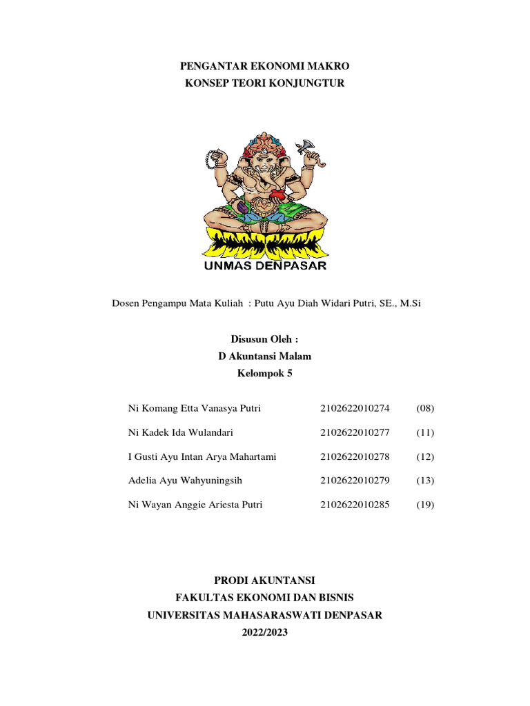 KLP 5 - Teori Konjungtur | PDF