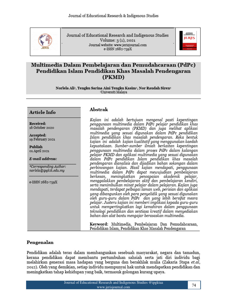 Multimedia Dalam PDPC Pai PKMD | PDF