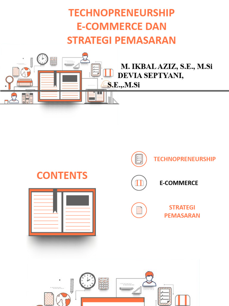 Pertemuan 4, Tecnopreneurship E Commerce Strategi Pemasaran | PDF