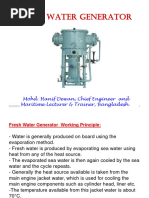 Fresh Water Generator | PDF | Water | Seawater