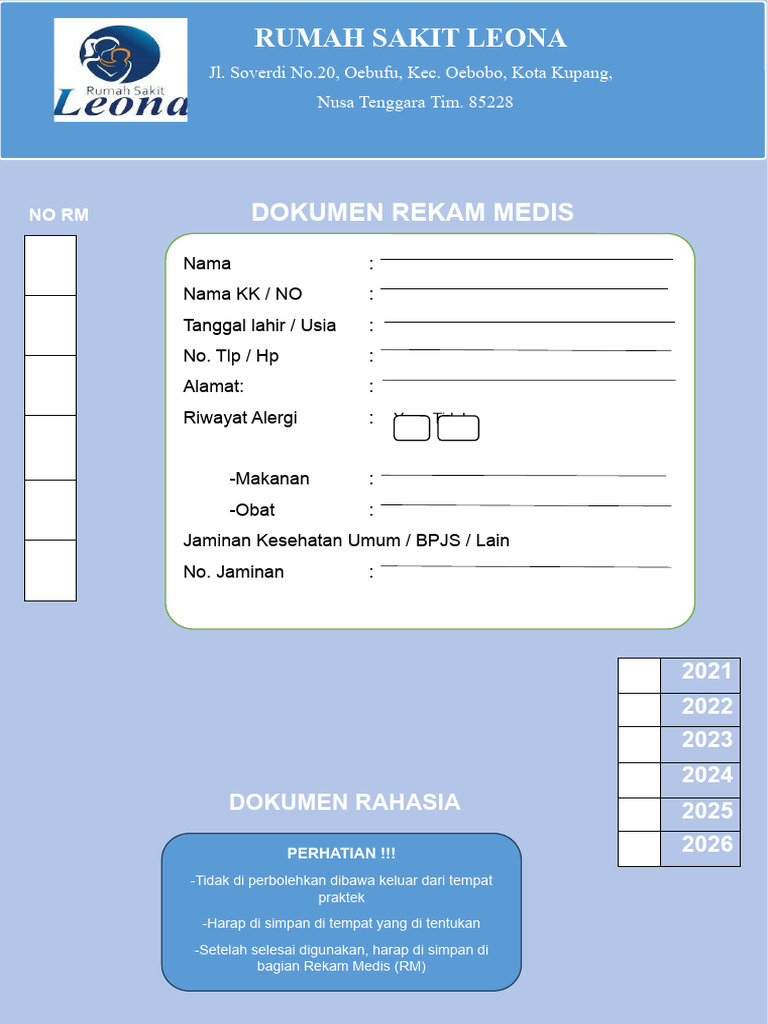 Map RUMAH SAKIT LEONA | PDF