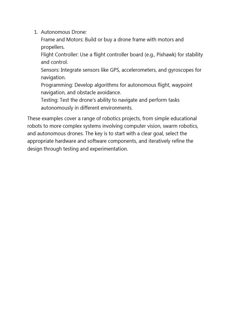 Autonomous Drone Pdf