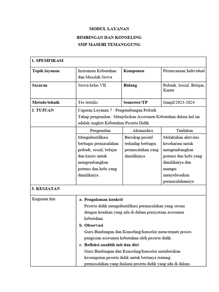 VII Modul Layanan AKPD | PDF