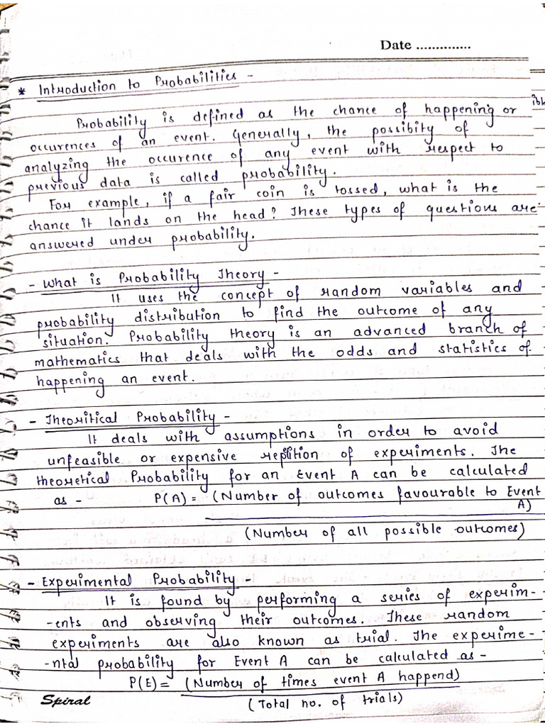 Probability & Statistics For Data Science & ML ? | PDF