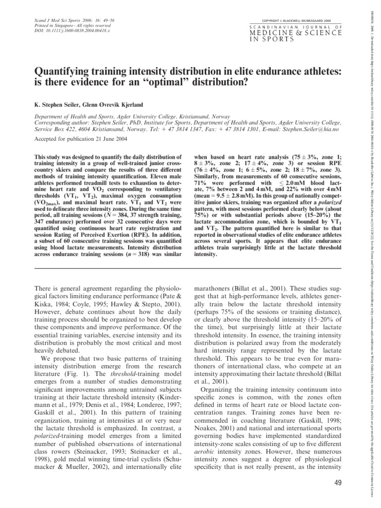 Scandinavian Med Sci Sports - 2004 - Seiler - Quantifying Training ...