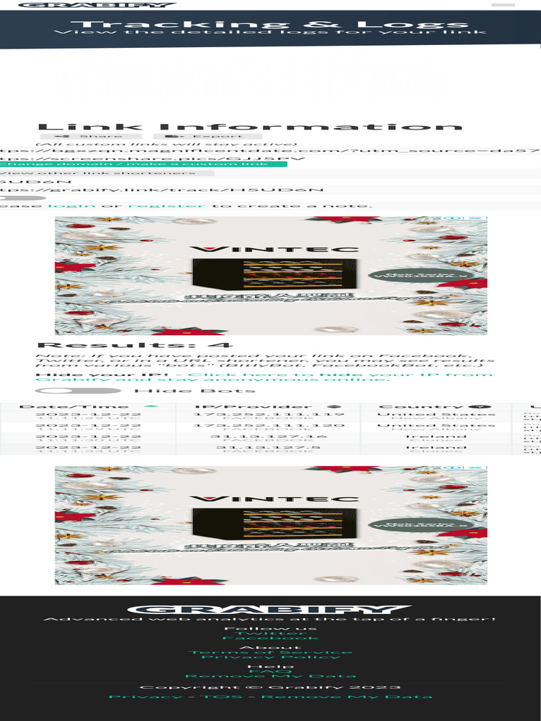 Tracking - Grabify IP Logger & URL Shortener | PDF