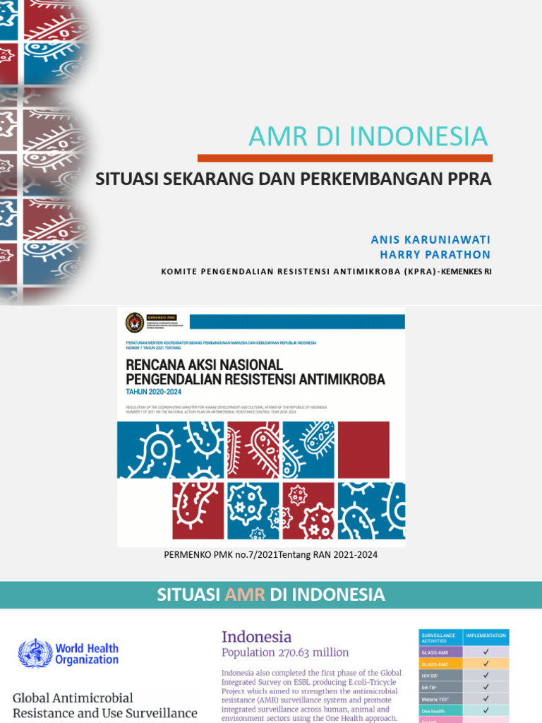 Perkembangan AMR di Indonesia 2021-2024 | PDF