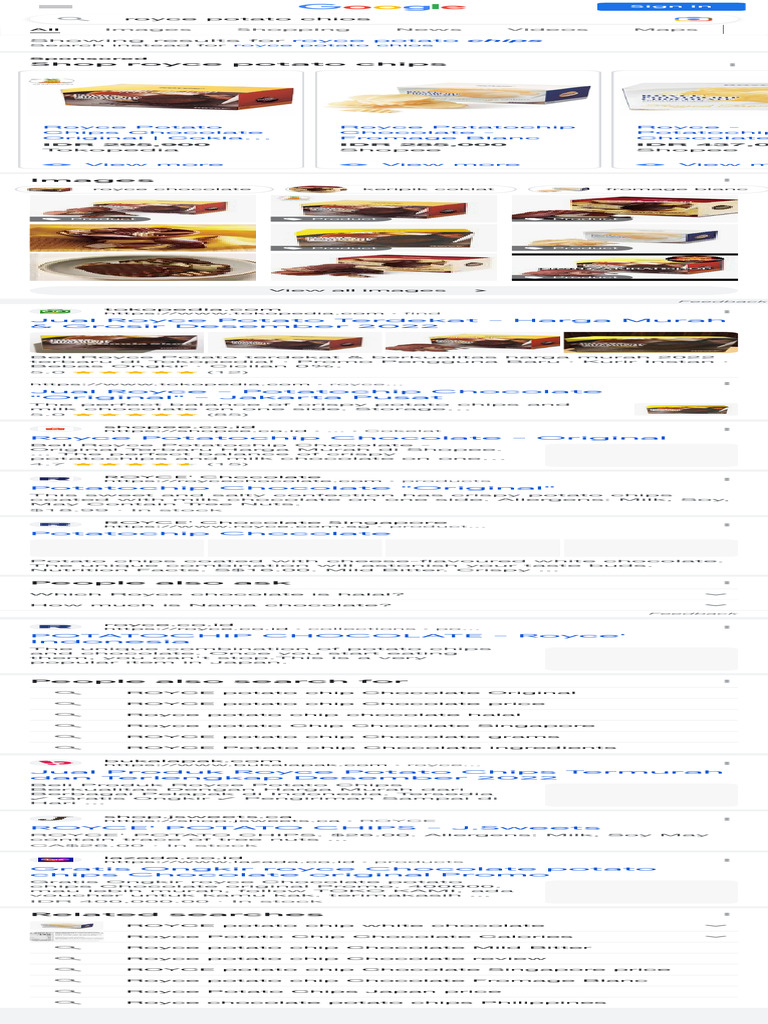 Royce Potato Chios - Google Search | PDF | Chocolate | North American Cuisine