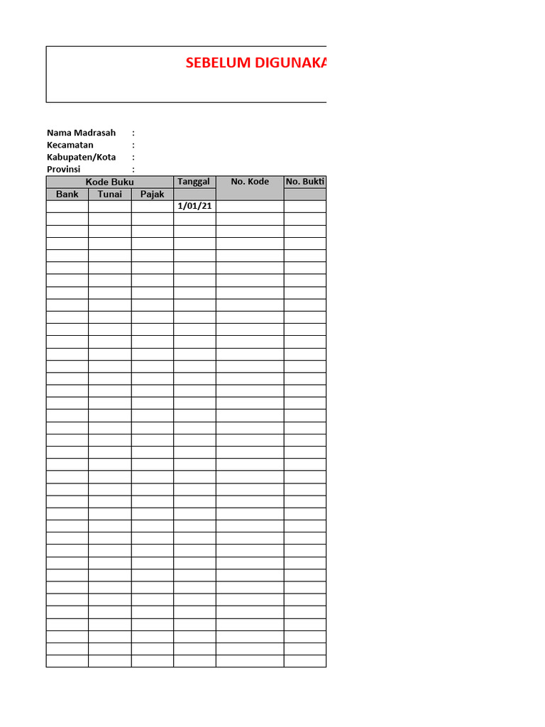 BKU Lengkap 2023 Tahap 1 | PDF