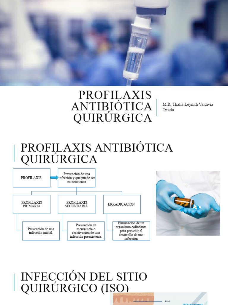 Profilaxis Antibiótica Quirúrgica | PDF | Microbiología ...