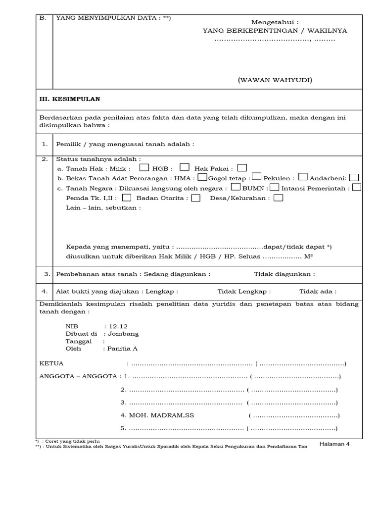 Iii. Kesimpulan: Wawan Wahyudi | PDF