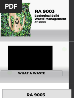 RA9003 | PDF | Waste Management | Waste