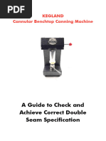 Double Seam Inspection Pdf Industrial Processes Mechanical