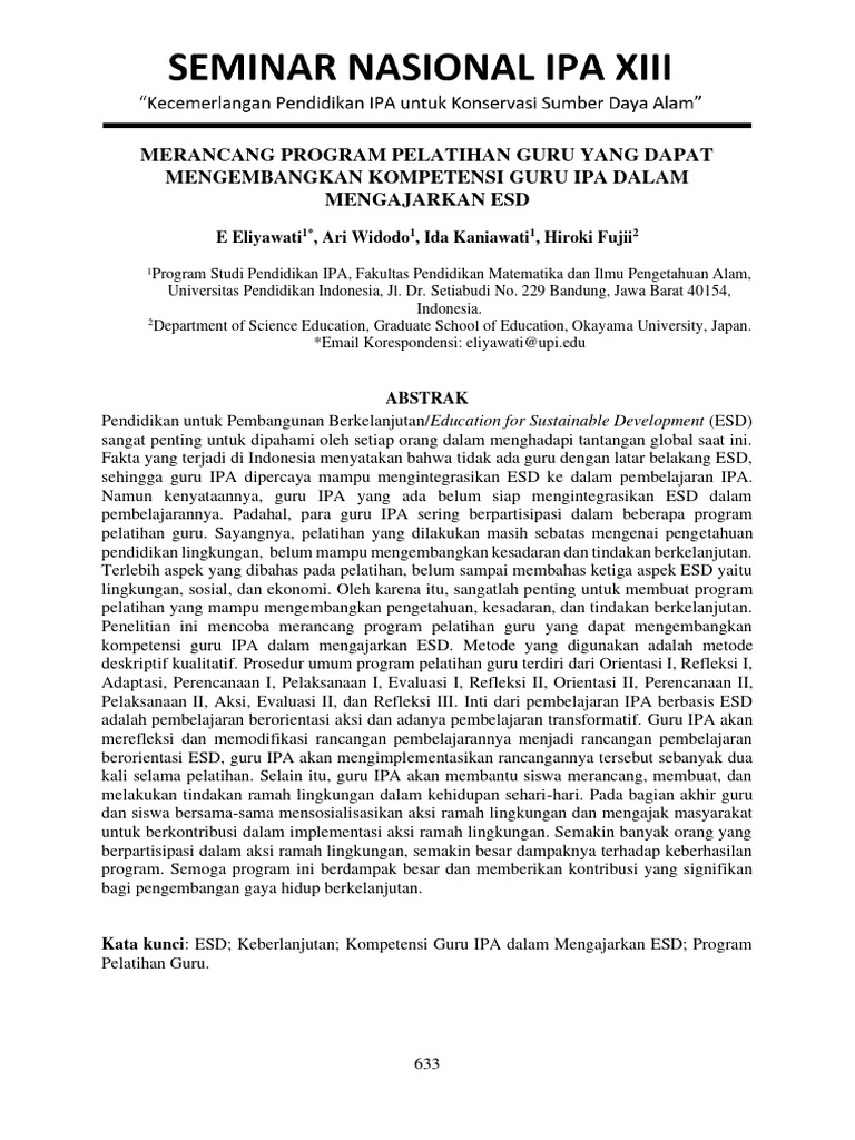 52 Eliyawati Artikel+SEMNAS+IPA+UNNES | PDF