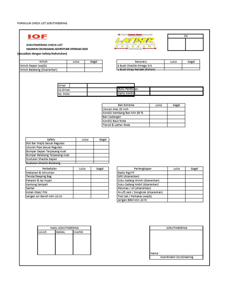 Scrut Form | PDF