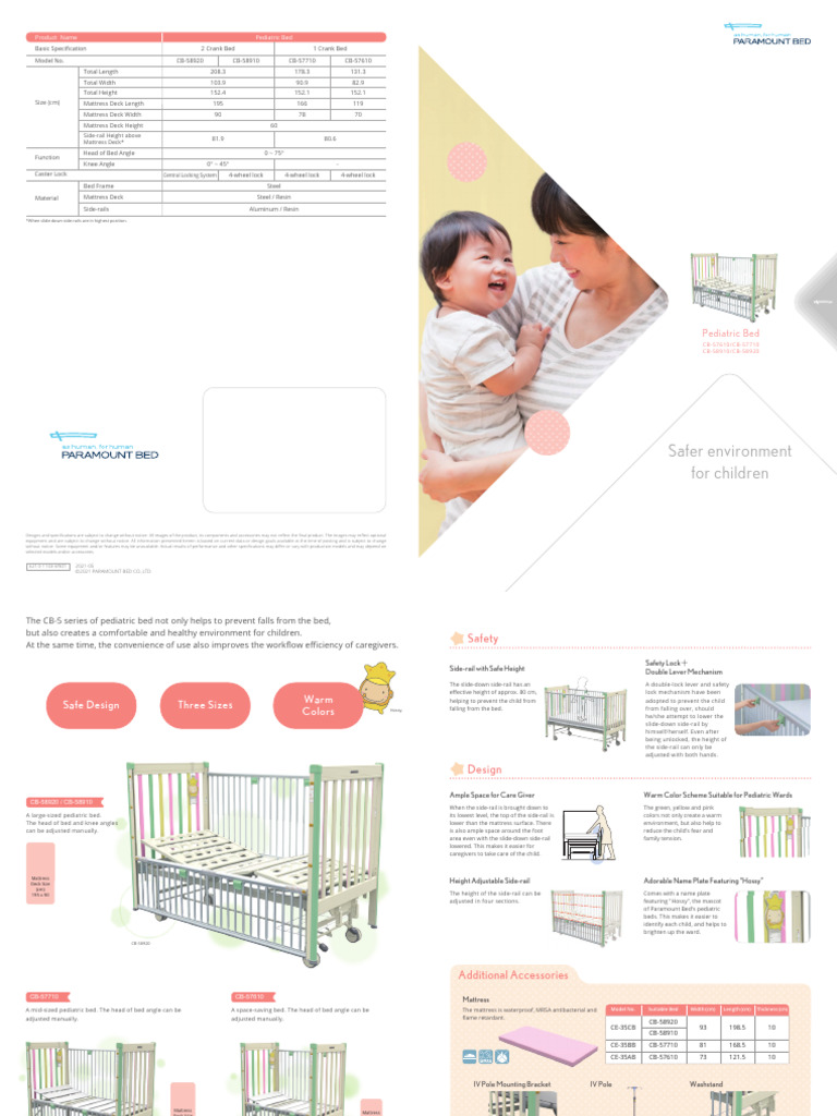 Pediatric Bed | PDF | Mattress | Bed