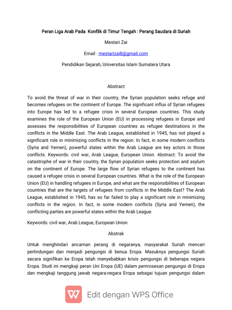 Artikel Mestari Zai | PDF