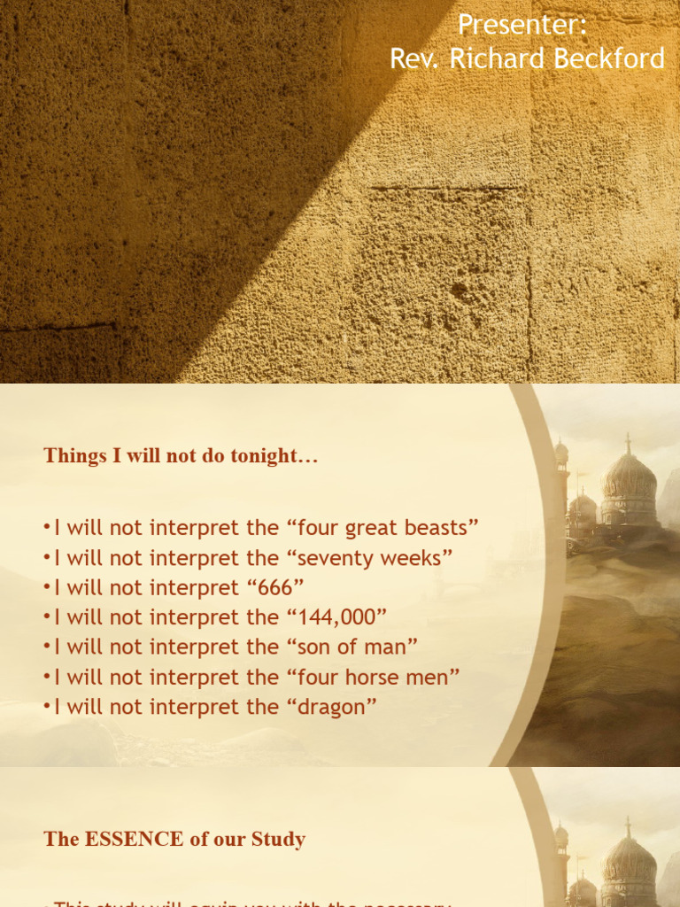 Apocalyptic Bible Study | PDF | Religion & Spirituality