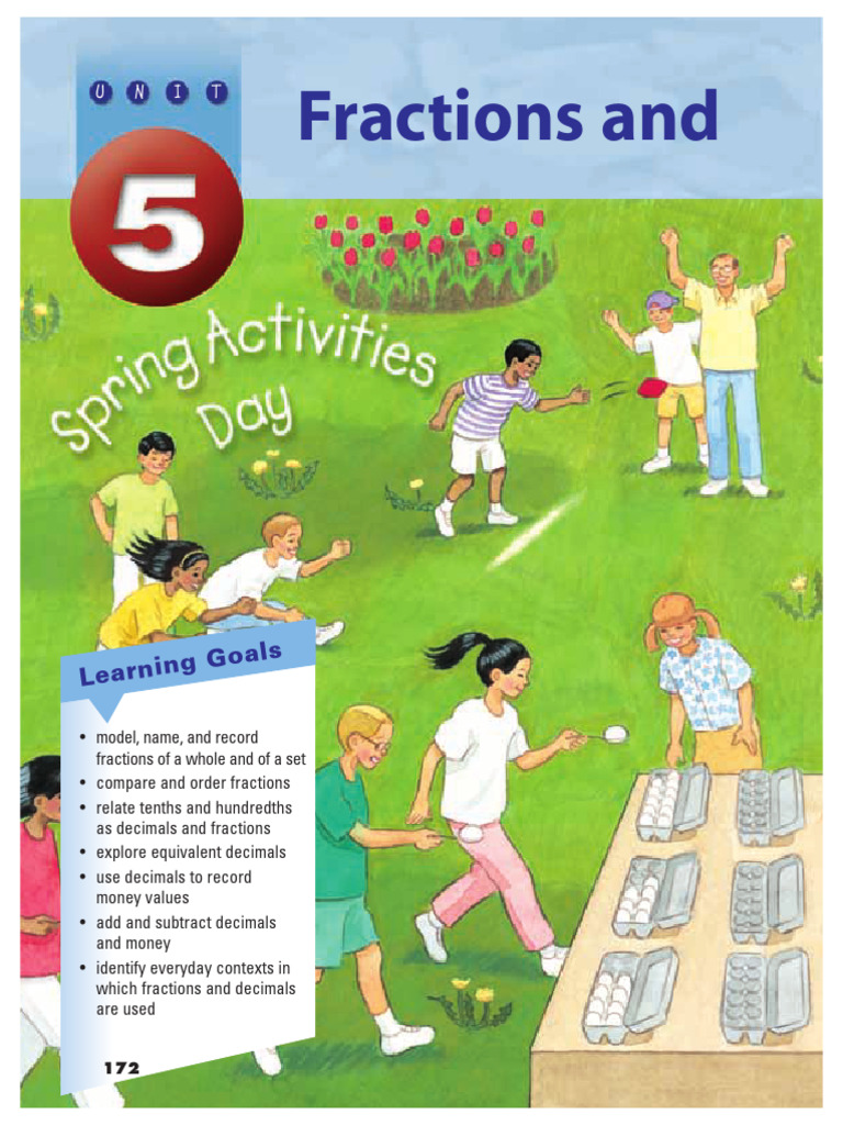 Math Makes Sense 4: Unit 5 - Fractions & Decimals | PDF