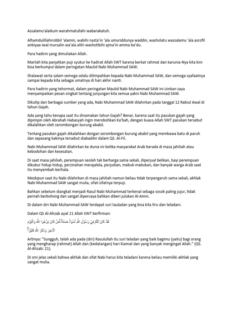 Bahan Tausiyah | PDF