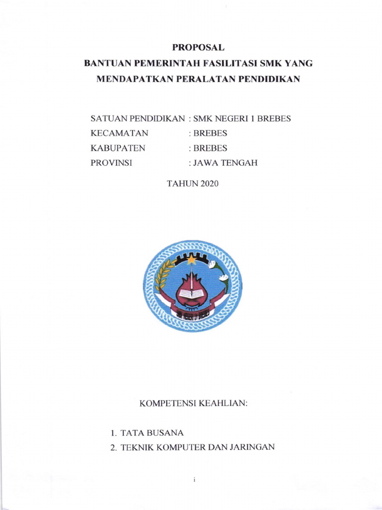 Proposal Bantuan Peralatan Pendidikan | PDF