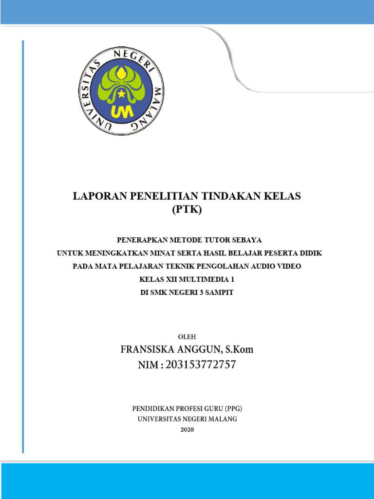 PTK Tutor Sebaya | PDF