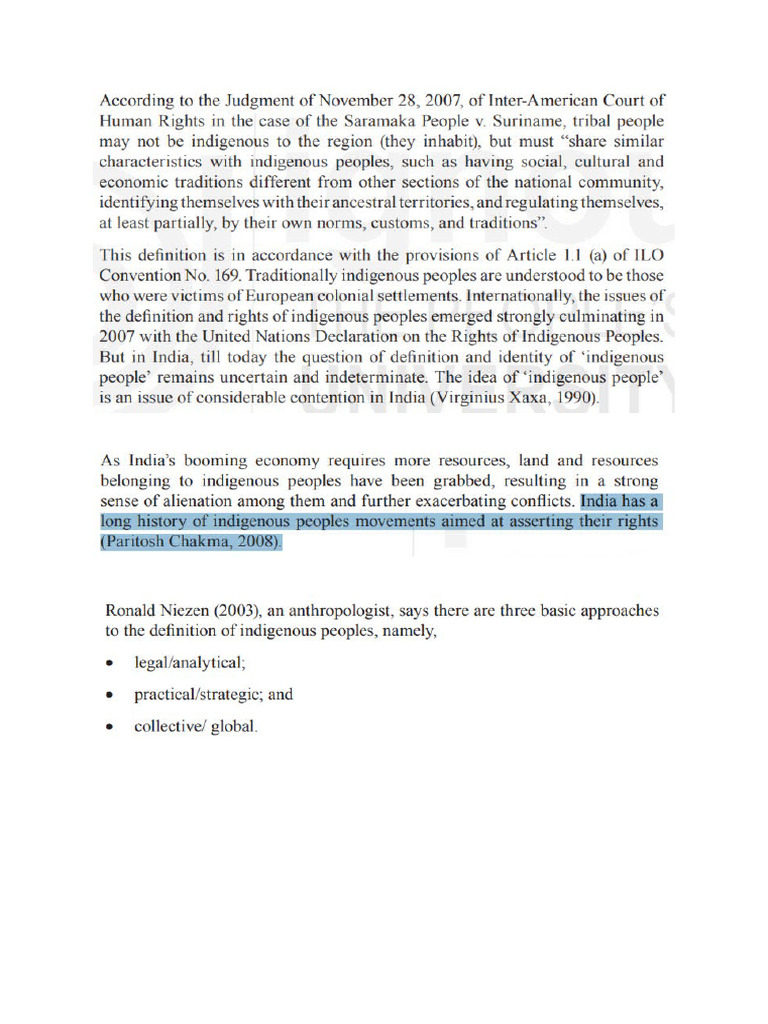 Indigenous People | PDF