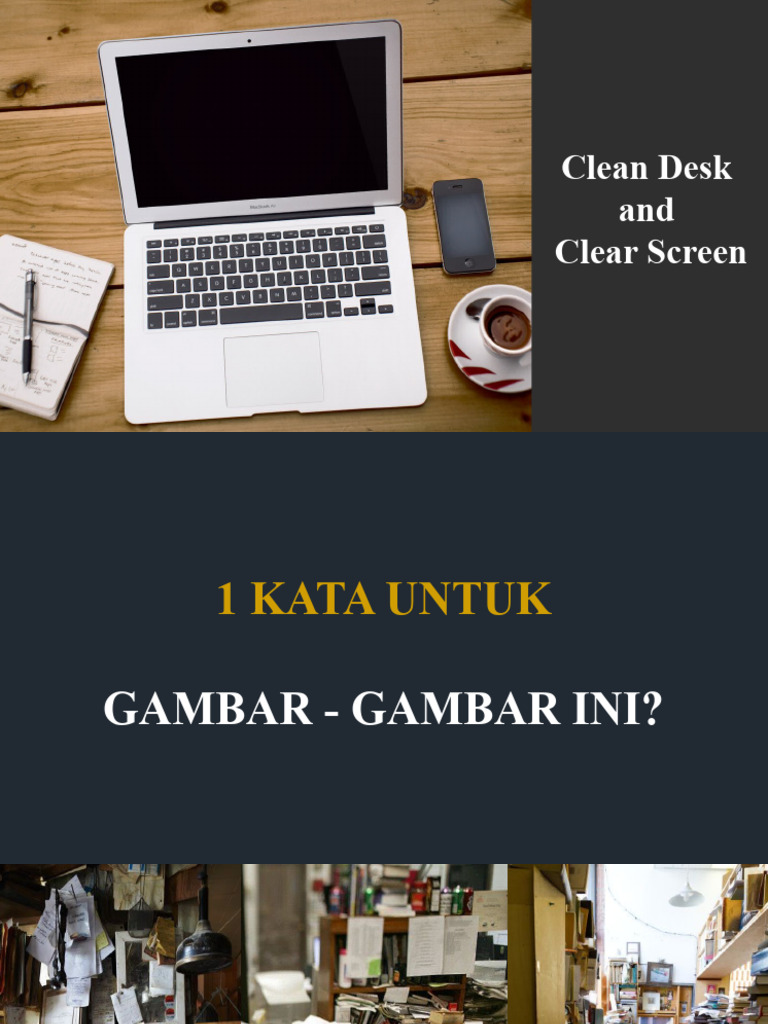 Clean Desk Clear Screen | PDF