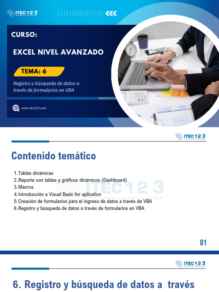 Tema 6 - Excel Nivel Avanzado | PDF
