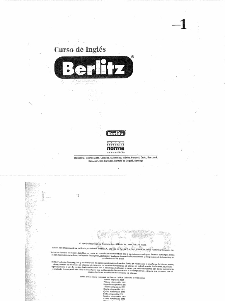 Berlitz 1 | PDF