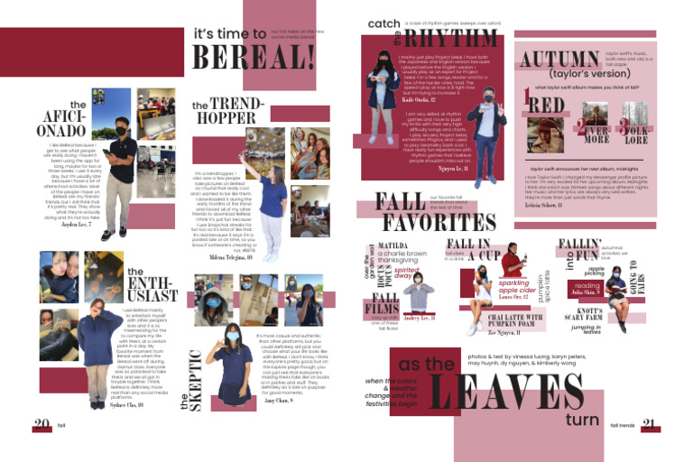 Fall Trends Spread (Yearbook 2022-23) | PDF
