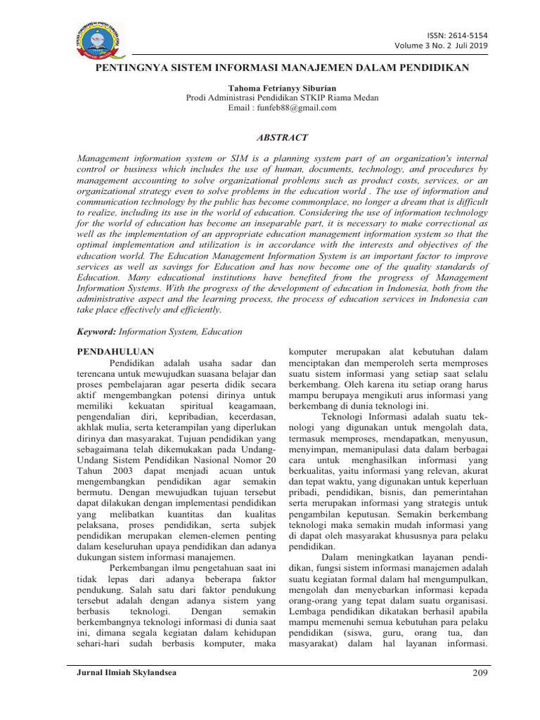 3-2-30 Tahoma Fetrianyy Siburian | PDF | Communication | Business Economics