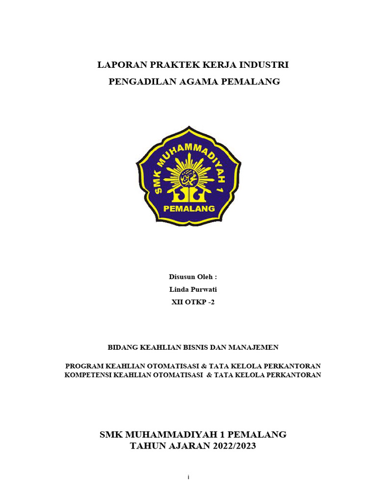 Laporan PKL Linda Purwati XII OTKP 2 | PDF