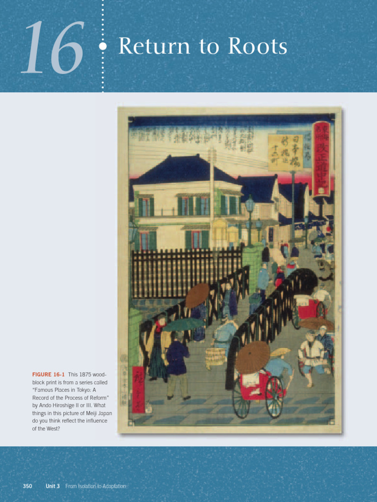 Unit 3: Japan - Chapter 16 "Return To Roots" | PDF