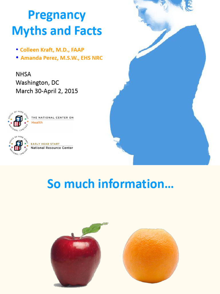 Pregnancy Myths NHSA | PDF