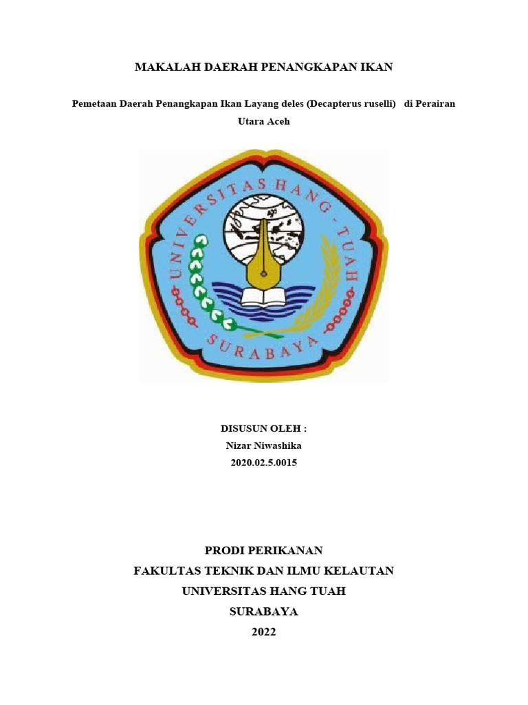 Makalah Daerah Penangkapan Ikan Fix | PDF