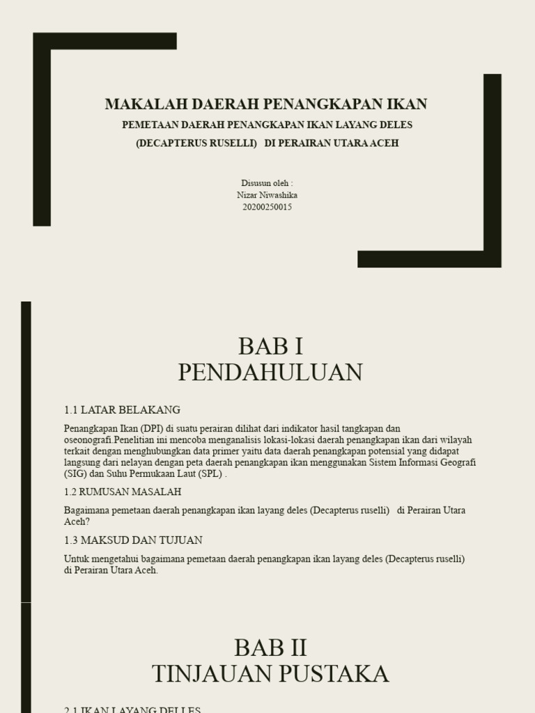 Daerah Penangkapan Ikan | PDF