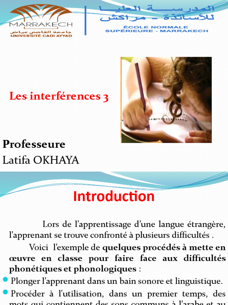 Les Interférences 3 | PDF