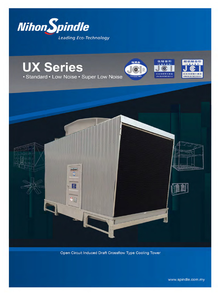 Canni - UX-FULL-NEW-FA-view - Cooling Tower Specifications | PDF