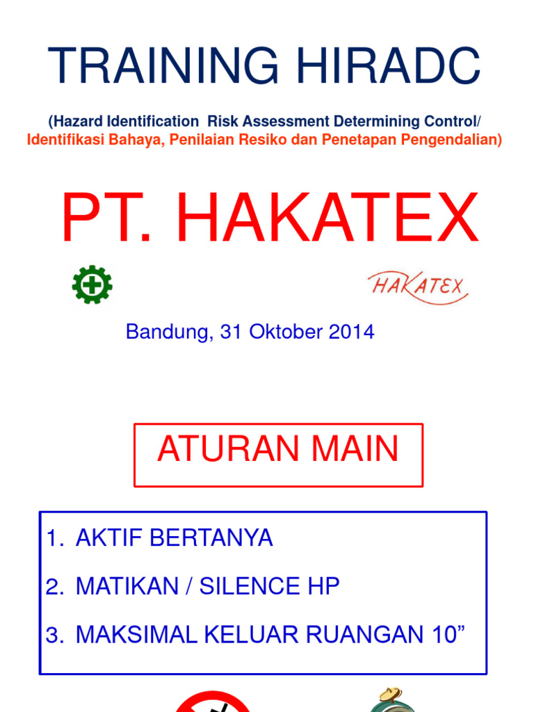 Materi HIRADC | PDF