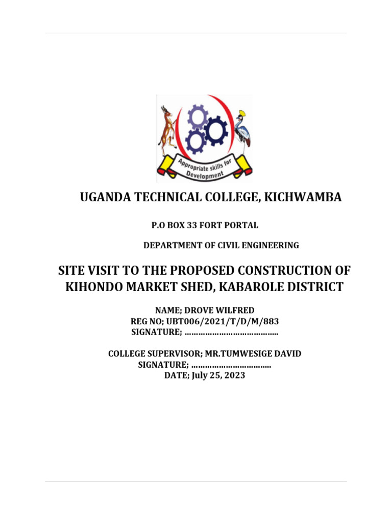 Site Organisation and Management Report | PDF